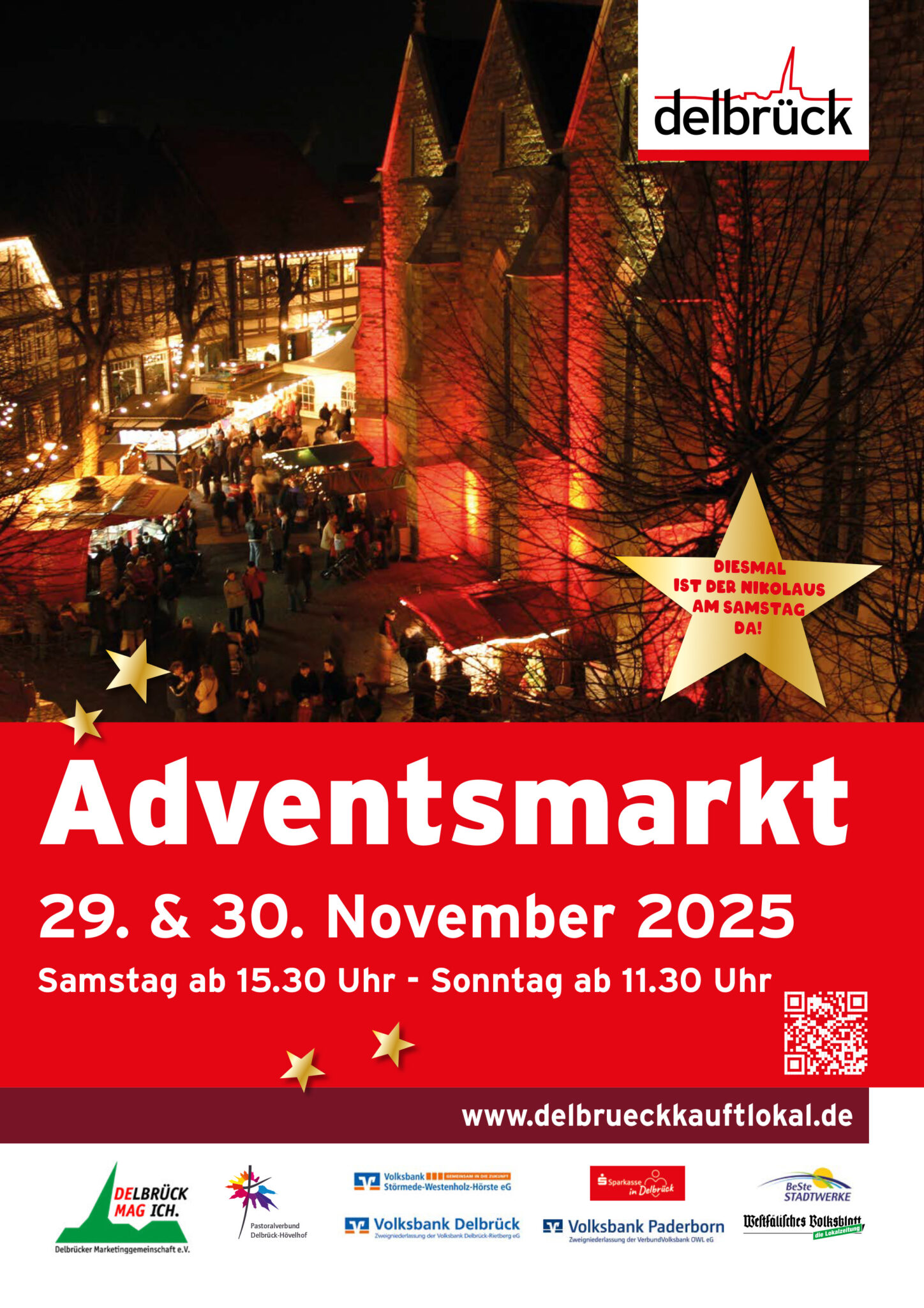 Adventszauber in Delbrück – Unser Video "Adventsmarkt Delbrück 2025 ...